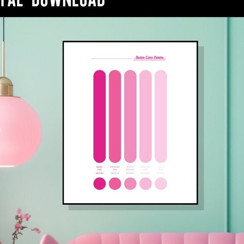Barbie Color Palette - Etsy UK