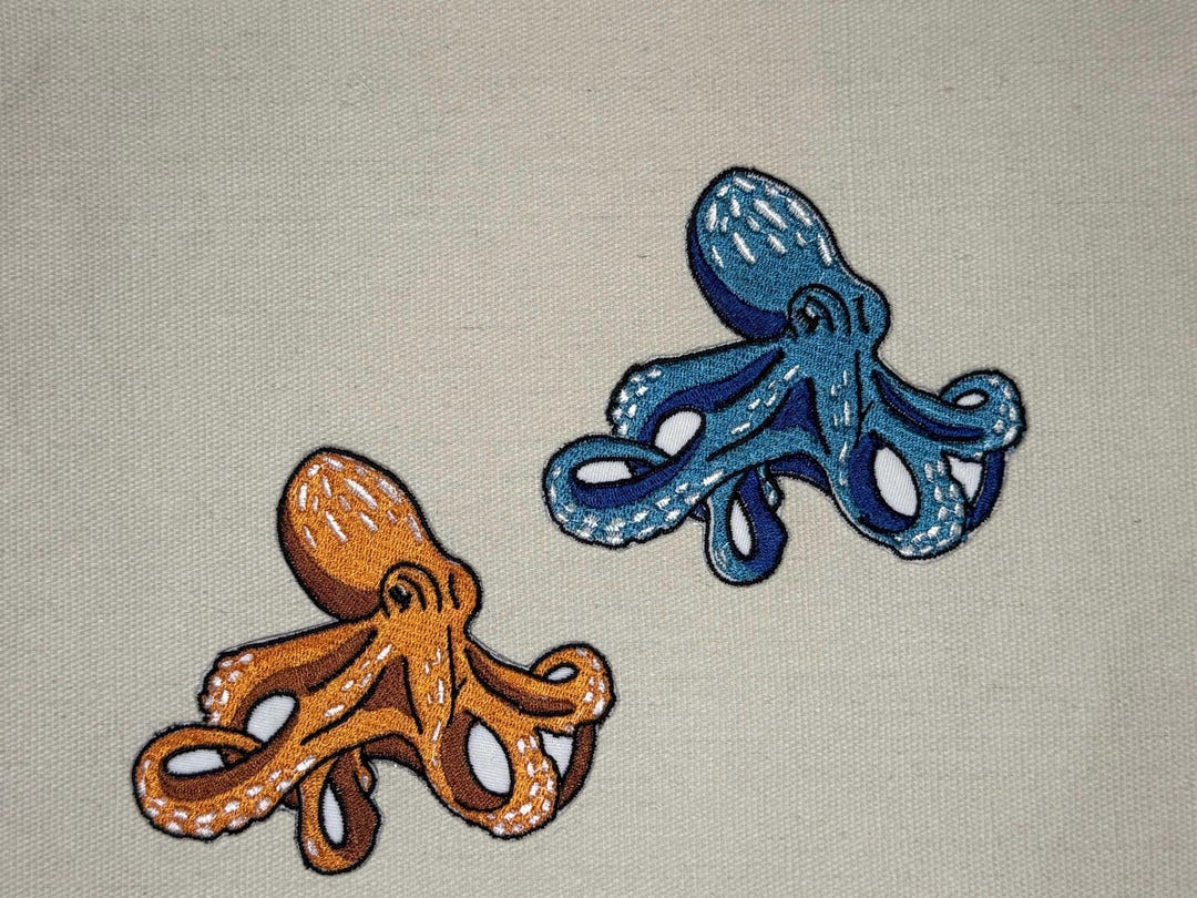 Marine Life Embroidered Patches, Land Creatures Embroidered Patches ...