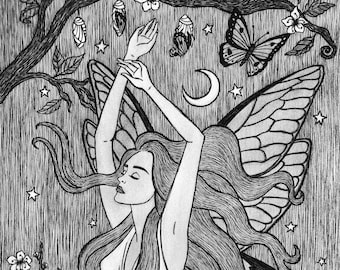 Psyche the Greek Goddess of the Soul - Etsy