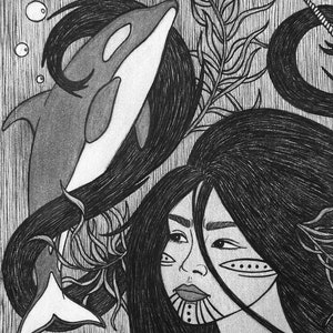 Sedna, Mother of the Deep 8x10 Inuit Inuk Goddess Mythology Indigenous ...