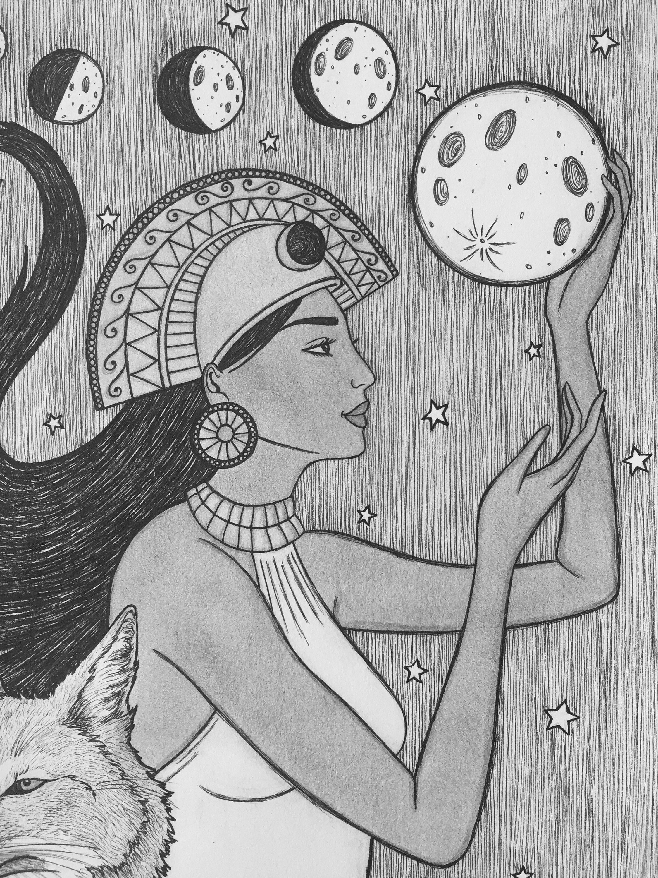 Mama Quilla Inca Moon Goddess