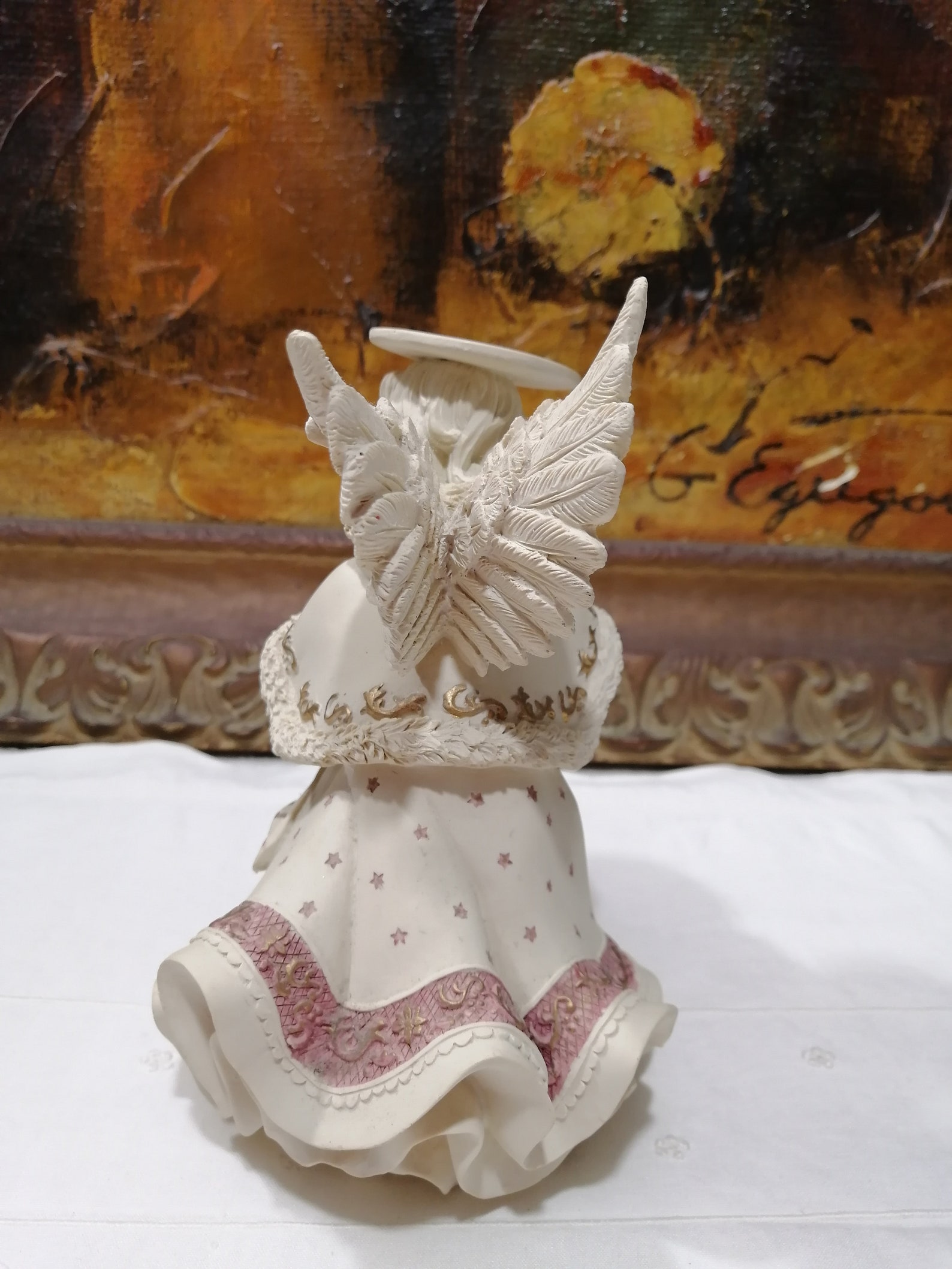 Vtg-sarah's Angels Figurine, Angels Statue, Victorian Ornament, Angel ...
