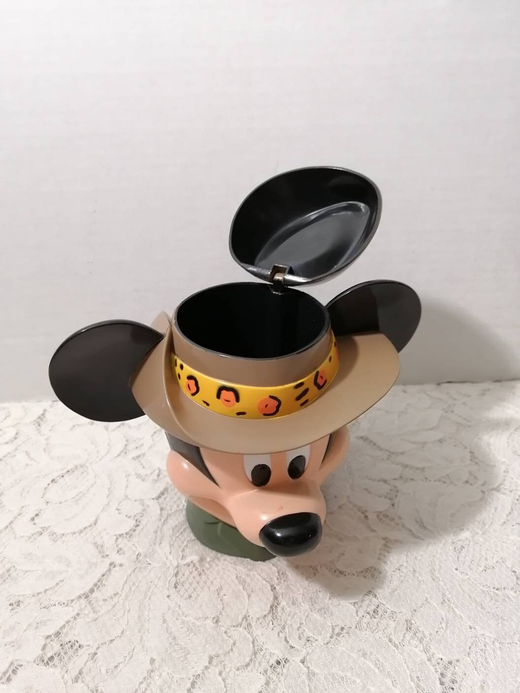 Mickey Mouse Walt Disney on Ice Plastic Coffee Cup Top Hap Flip Lid Mug ...