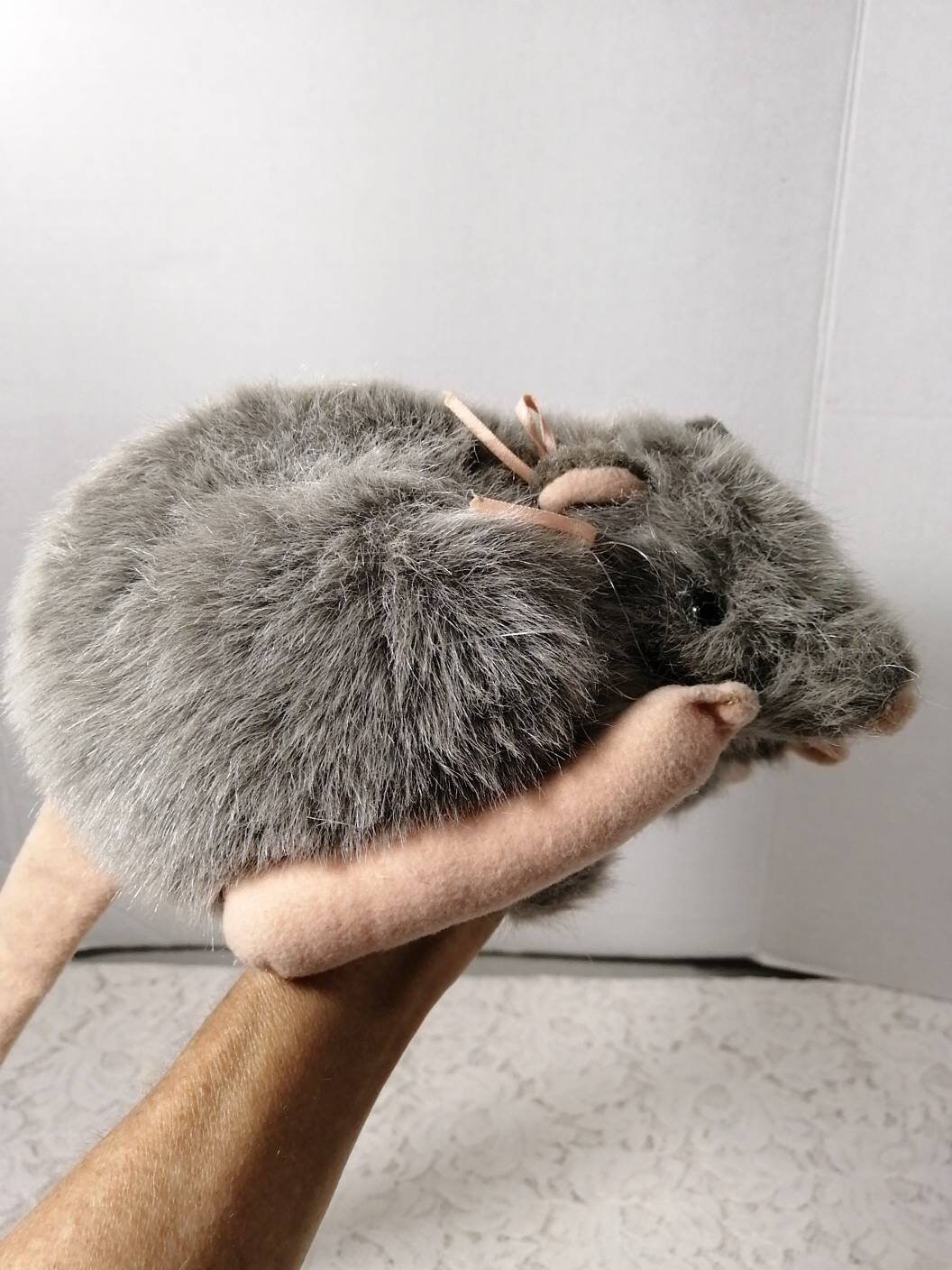 Vintage Stuffed Puppet Mouse, Hand Glove Puppet, Plush Stuffed Soft Toy ...