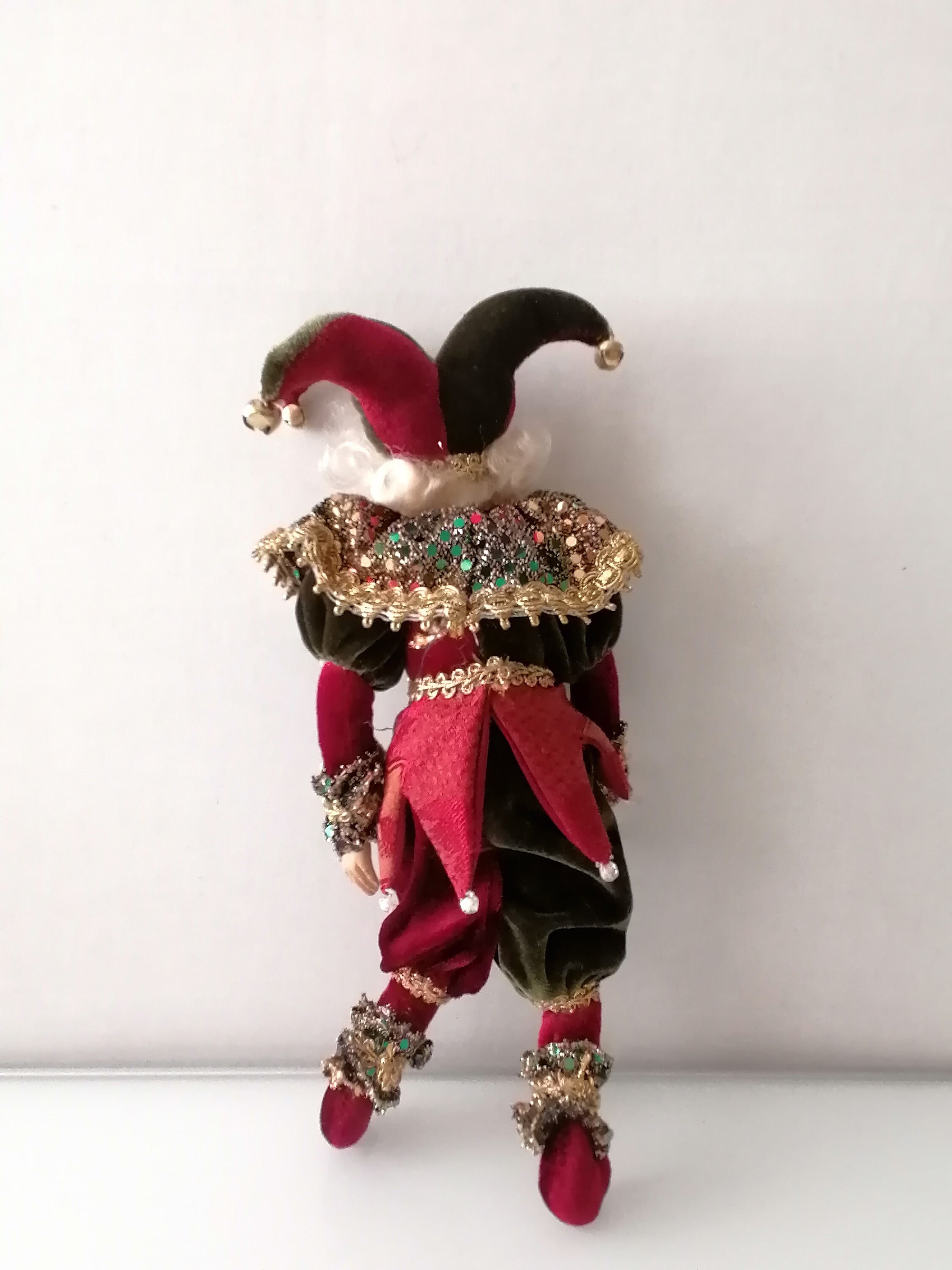 Vintage Sequin Elf Figurine, Christmas Decor, Holiday Character - Etsy