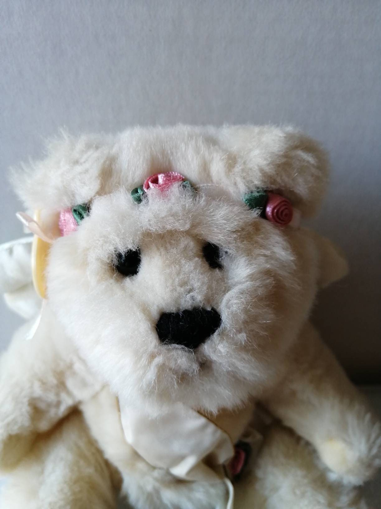 Heritage Collection Angel Teddy Bear, Ganz Plush, Rose Buds - Etsy