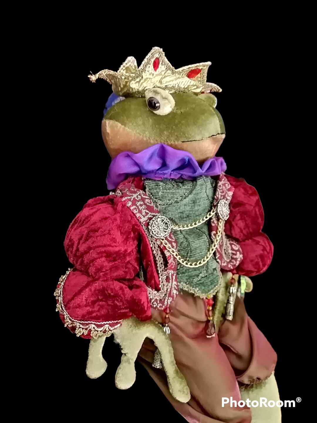 Christmas Frog King Elf Big Christmas Elf Christmas Holidays - Etsy