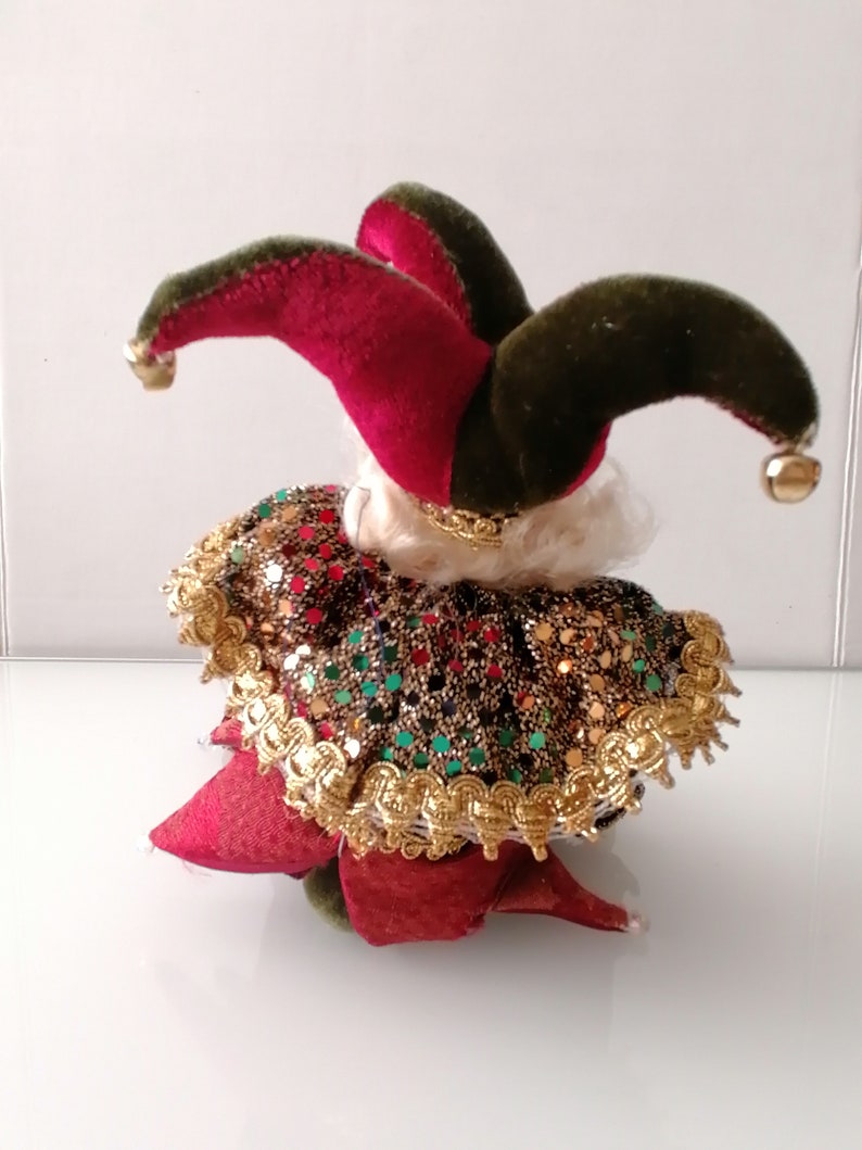 Vintage Sequin Elf Figurine, Christmas Decor, Holiday Character - Etsy