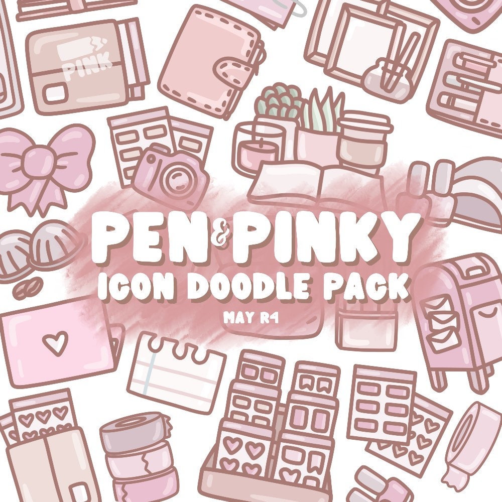 Scrapbooking Pen&Pinky Icon Doodles August R1 Pack Fall Doodles Clipart ...