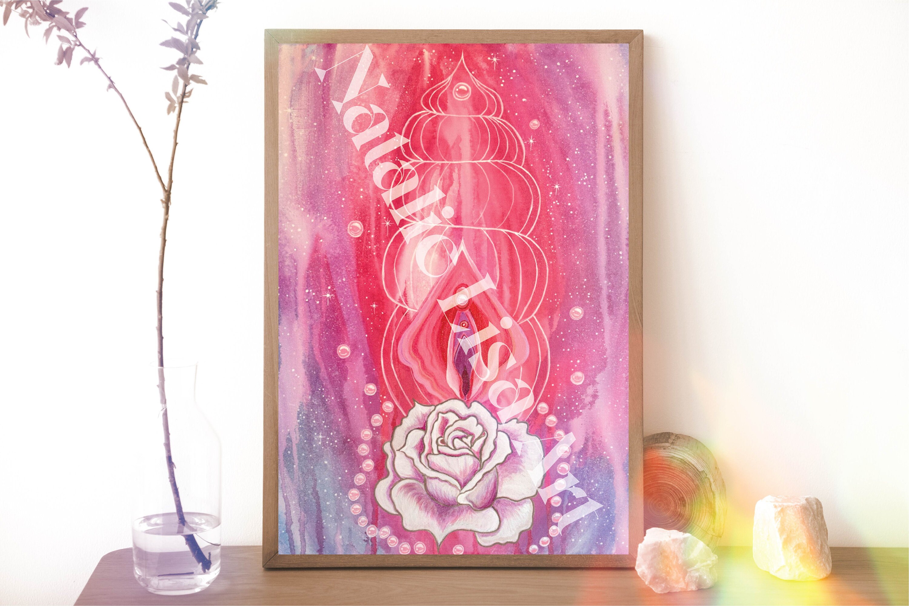 Yoni Art, Vagina Art, Yoni Painting, Vagina Painting, Yoni Nectar ...