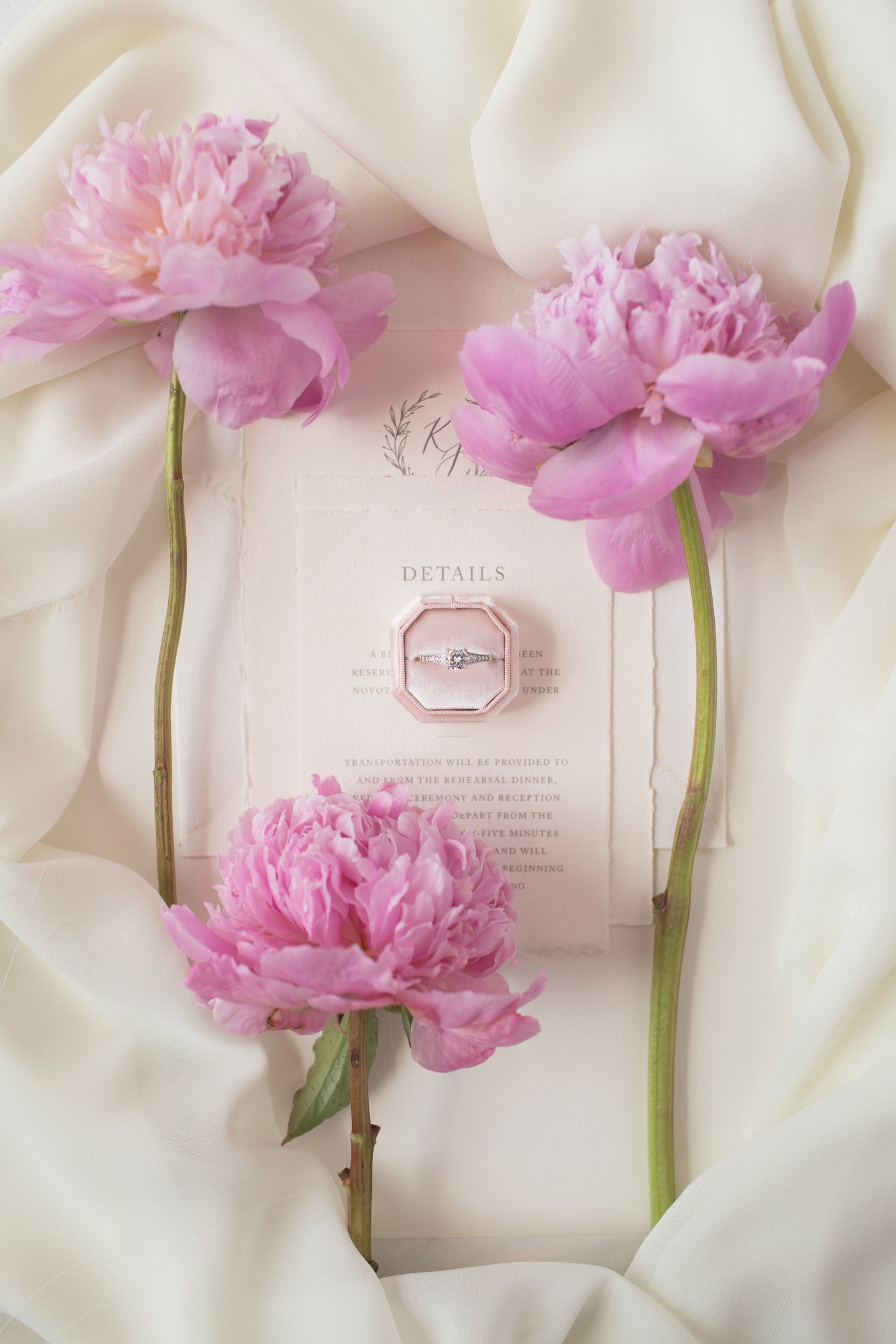 Pink Velvet Ring Box, Proposal Ring Box, Engagement Ring Box, Velvet ...