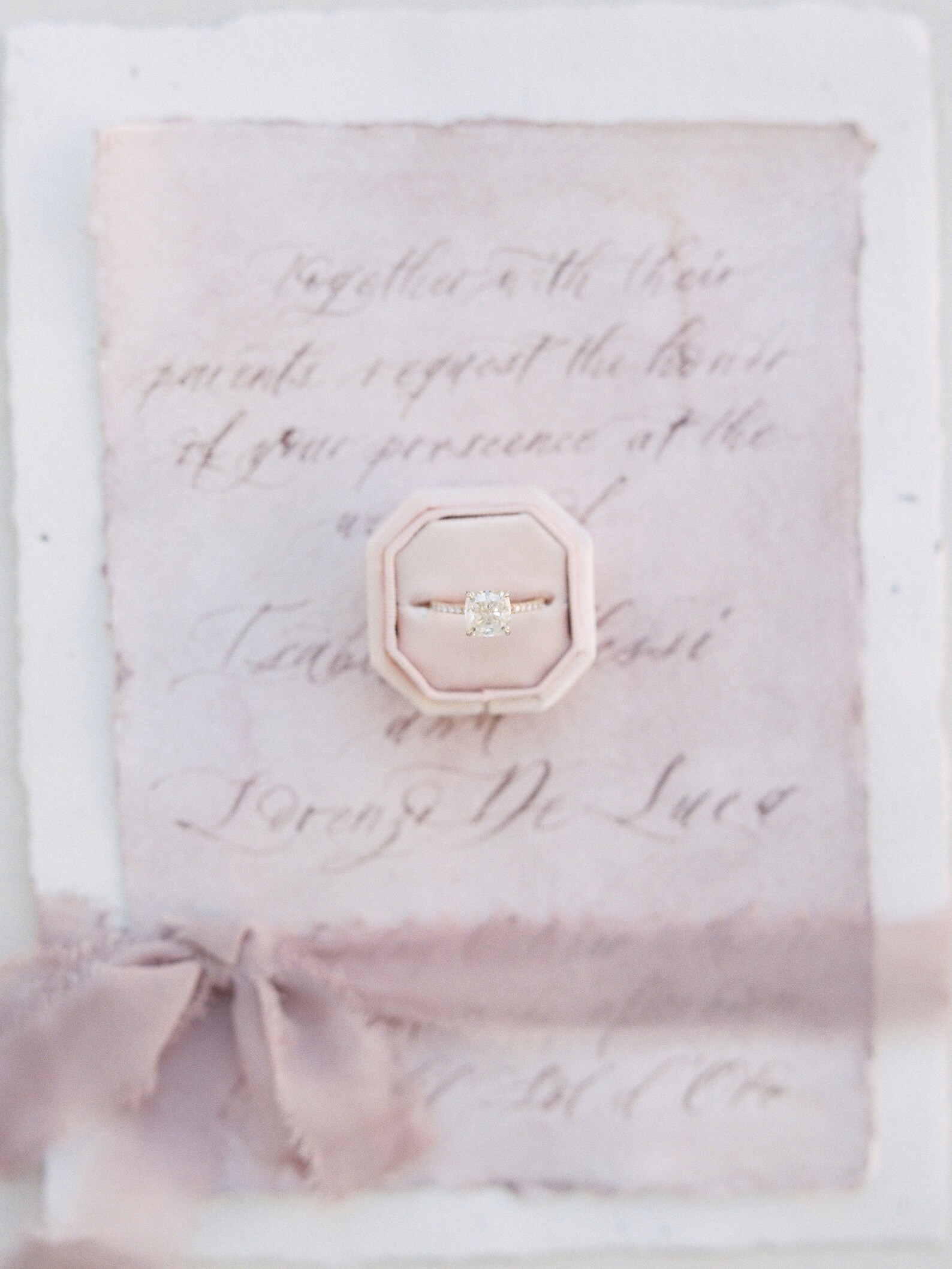 Pink Velvet Ring Box, Proposal Ring Box, Engagement Ring Box, Velvet ...