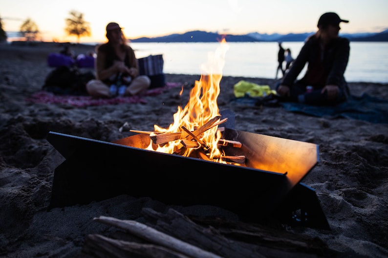 Medium Hot Rolled Steel Fire Pit - Etsy