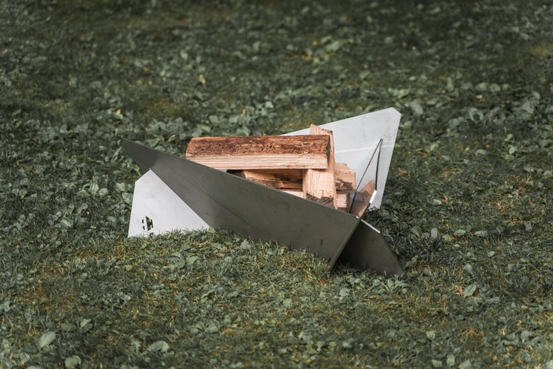 Medium Hot Rolled Steel Fire Pit - Etsy