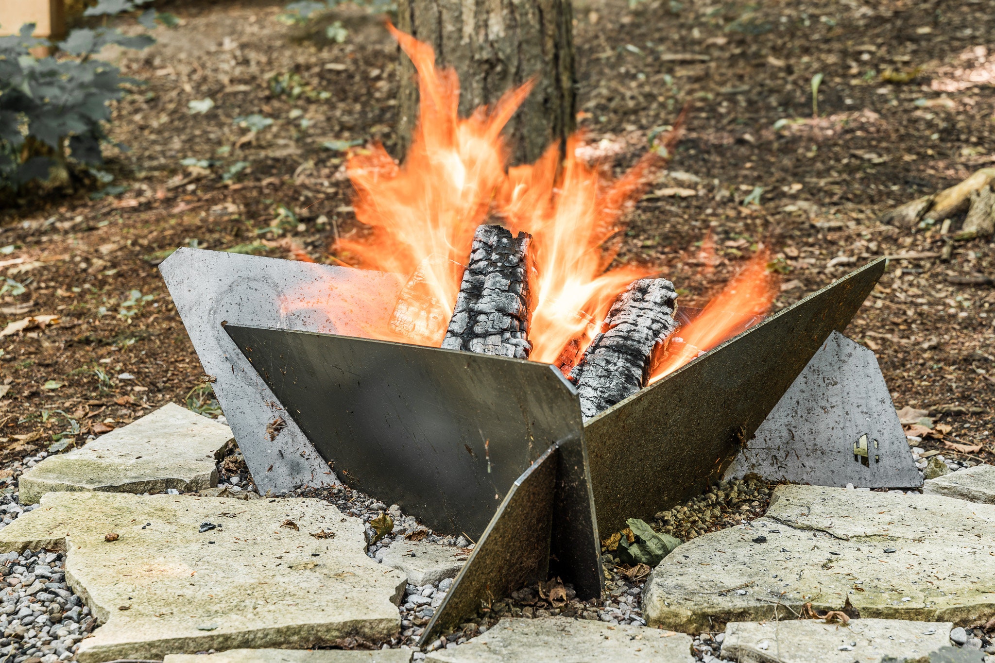 Large Corten Weathering Steel Fire Pit | Etsy