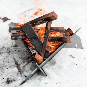 Medium Hot Rolled Steel Fire Pit - Etsy
