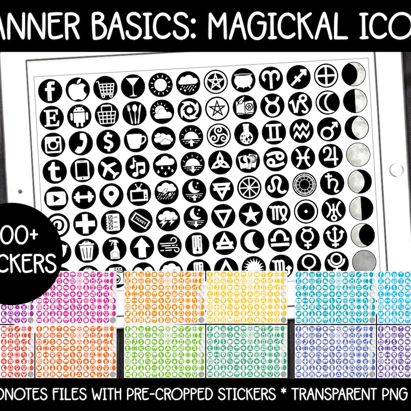 Witch Planner Stickers - Etsy