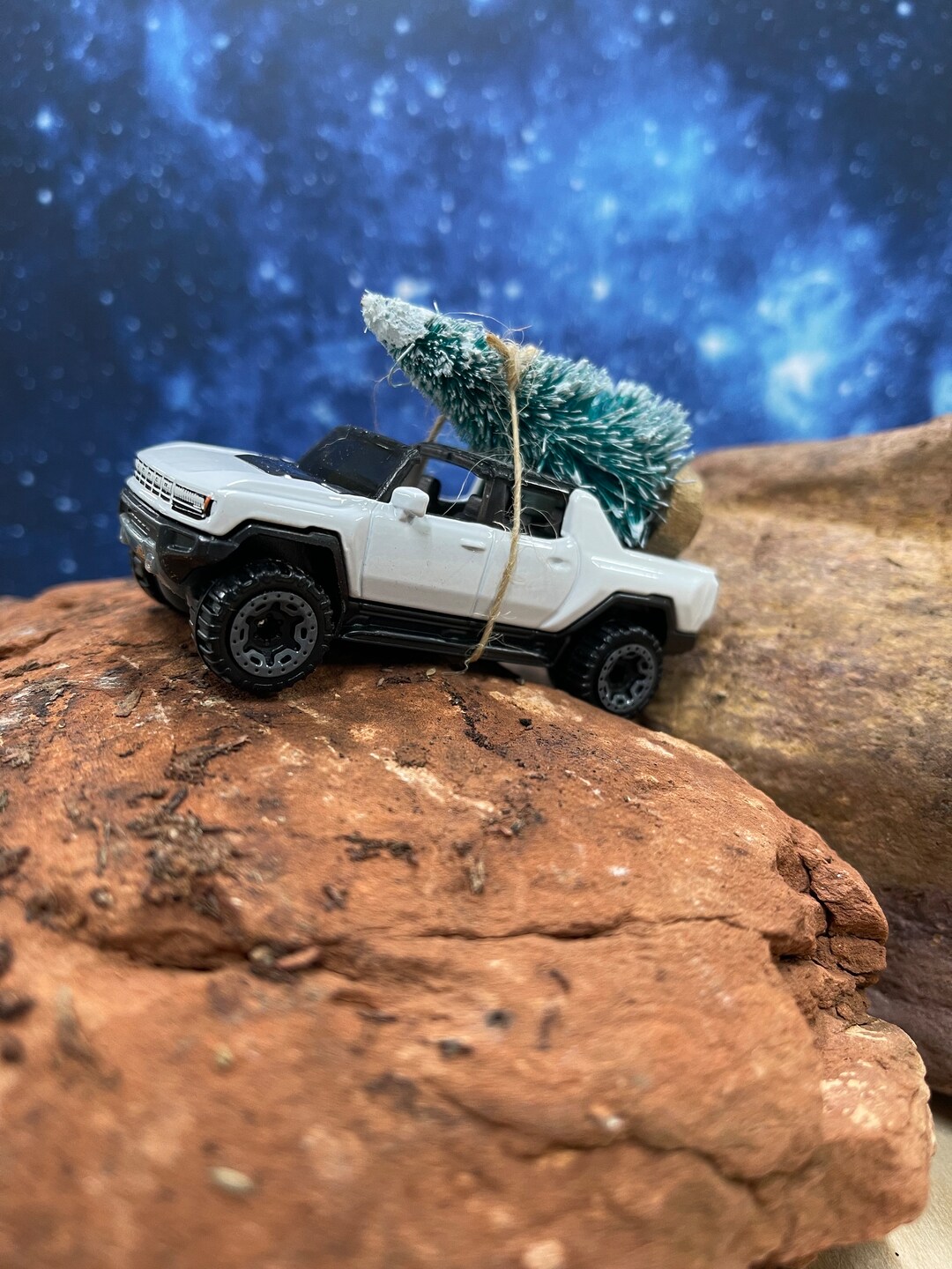 White GMC Hummer EV Christmas Trees Rear View Mirror - Etsy