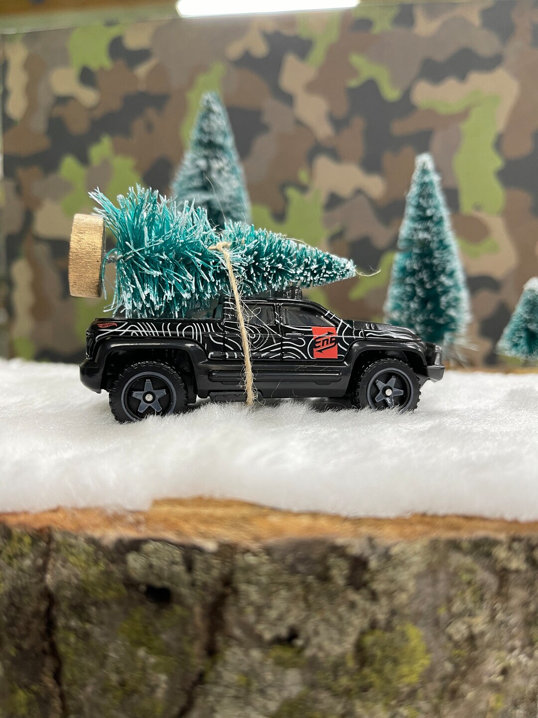 Off Duty Truck Black Gorgeous Paint Job With Lots of - Etsy