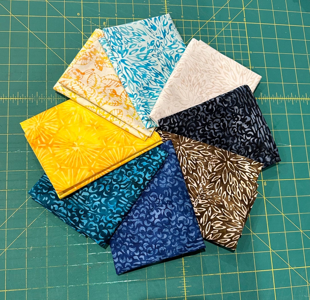 Amalfi Coast Inspired Limited Edition Batik Bundle - 8 FQ - Etsy
