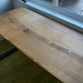 Live Edge, Solid Wooden Slab Computer / Office Desk With Black Metal ...