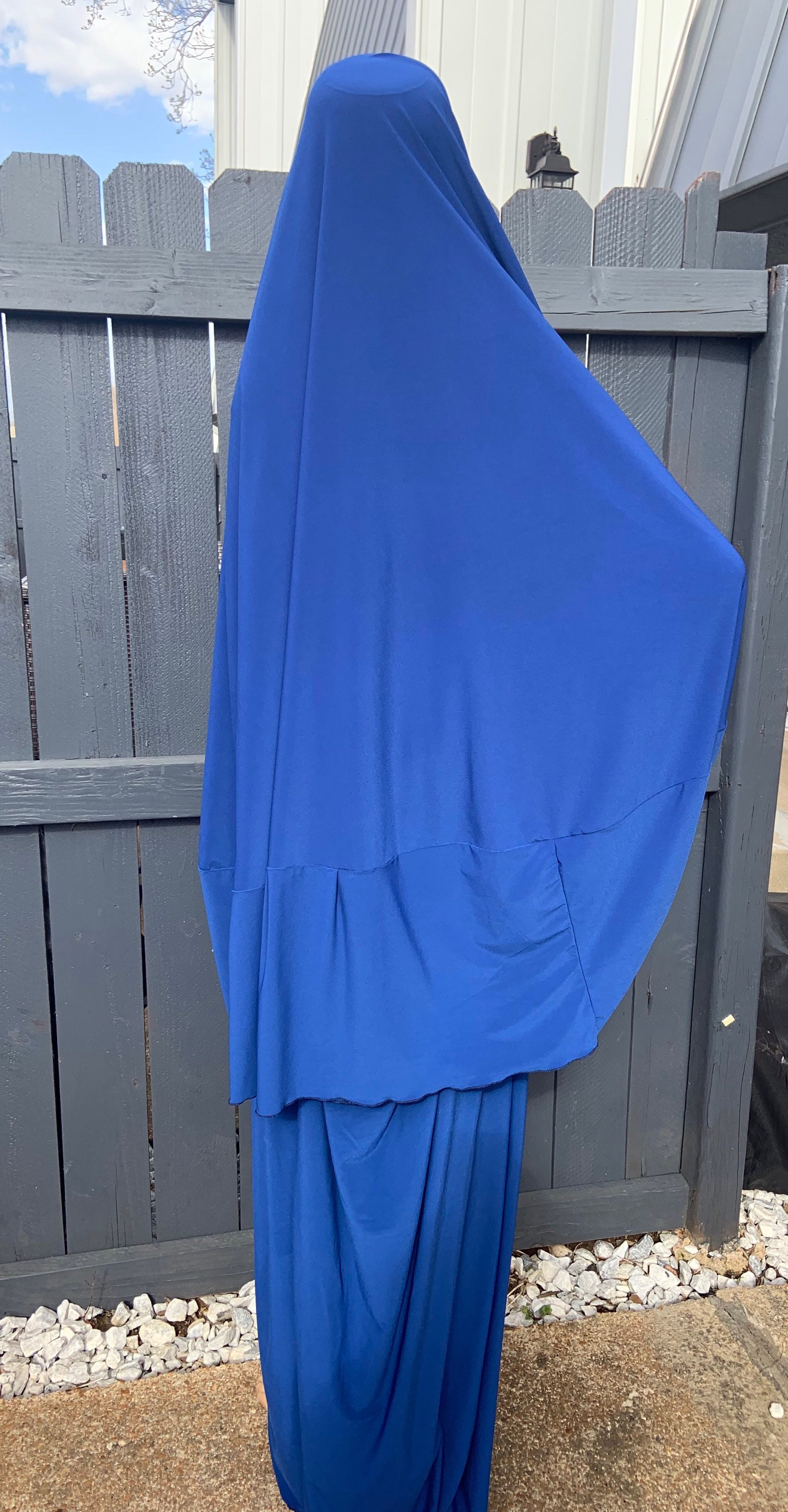 Womens Prayer Set 2 Pieces Salah Clothes Hijab & Skirt Set Pieces ...