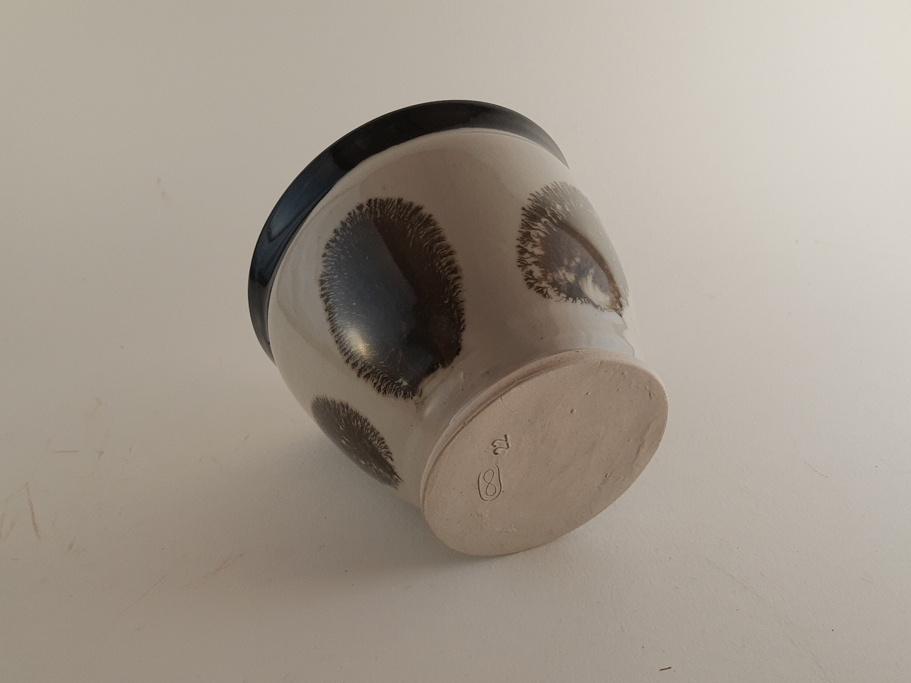 Mocha Diffusion Small Ceramic Pot Pottery Vase | Etsy