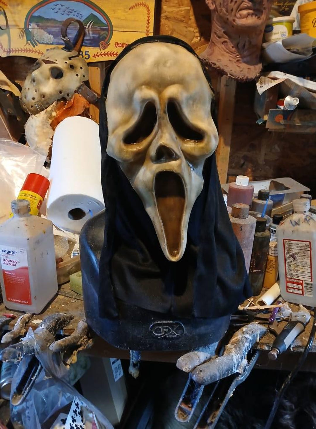 Ghostface Scream Custom Mask ((READY TO SHIP) - Etsy