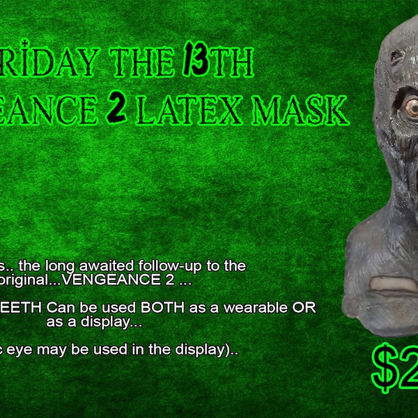 Jason Voorhees Latex Hood - Etsy