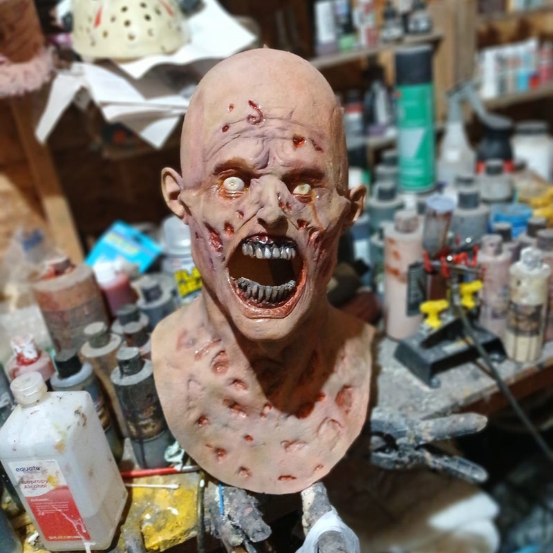 The Walking Dead Zombie Mask - Etsy