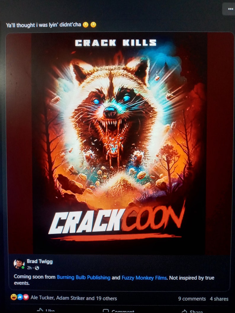 Crackcoon Replica Puppet - Etsy