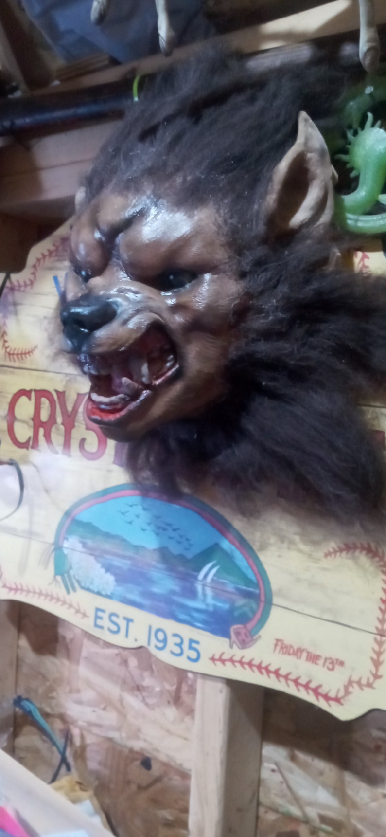 Foamed Latex Werewolf Head: Halloween Wall-hanger (READY TO SHIP) - Etsy