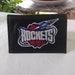 Houston Rockets Sports Trifold Wallet Leather Cowhide Wallet Old Logo ...