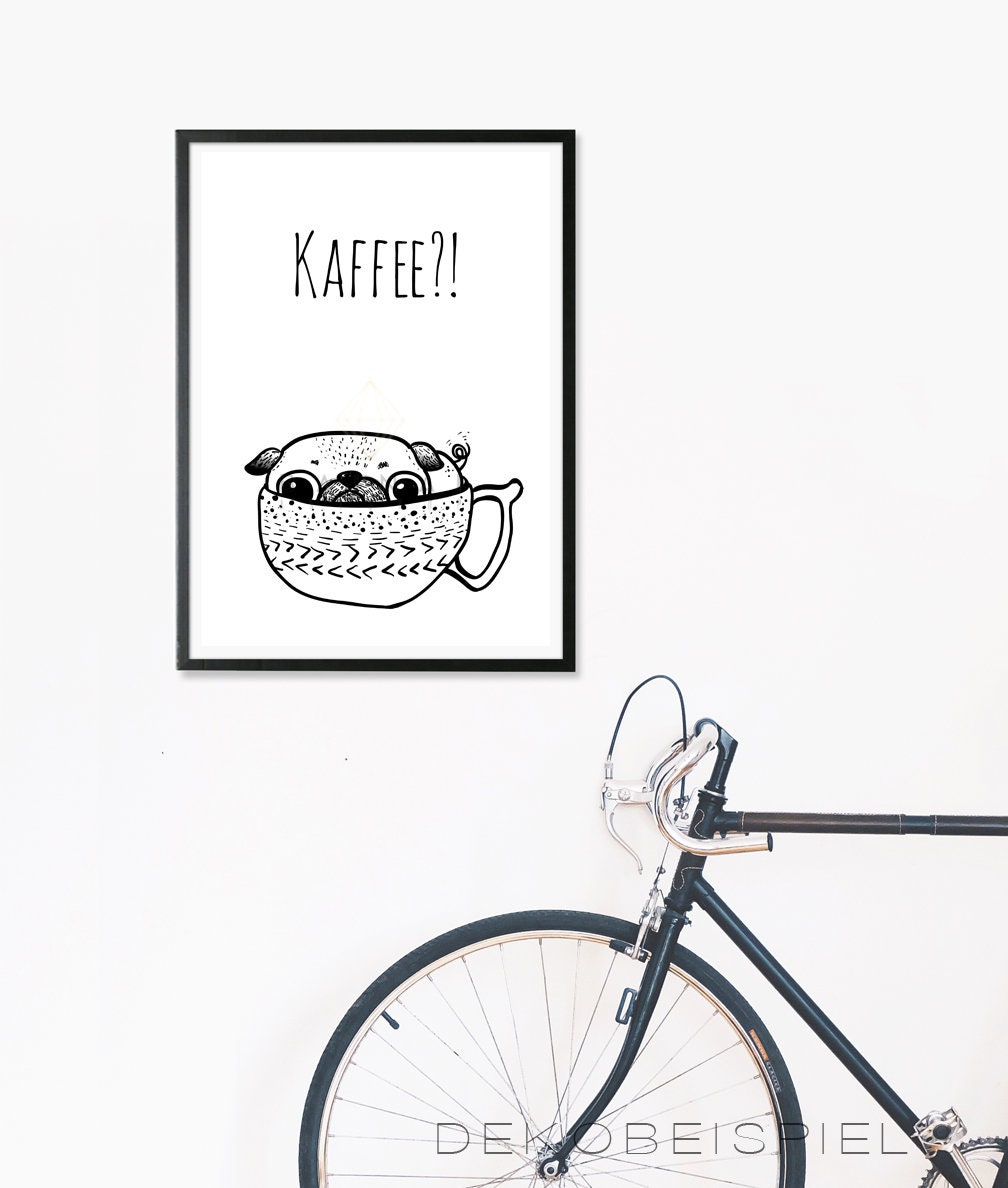 COFFEE MOPS Art Print Poster Picture Typography Saying Kitchen - Etsy