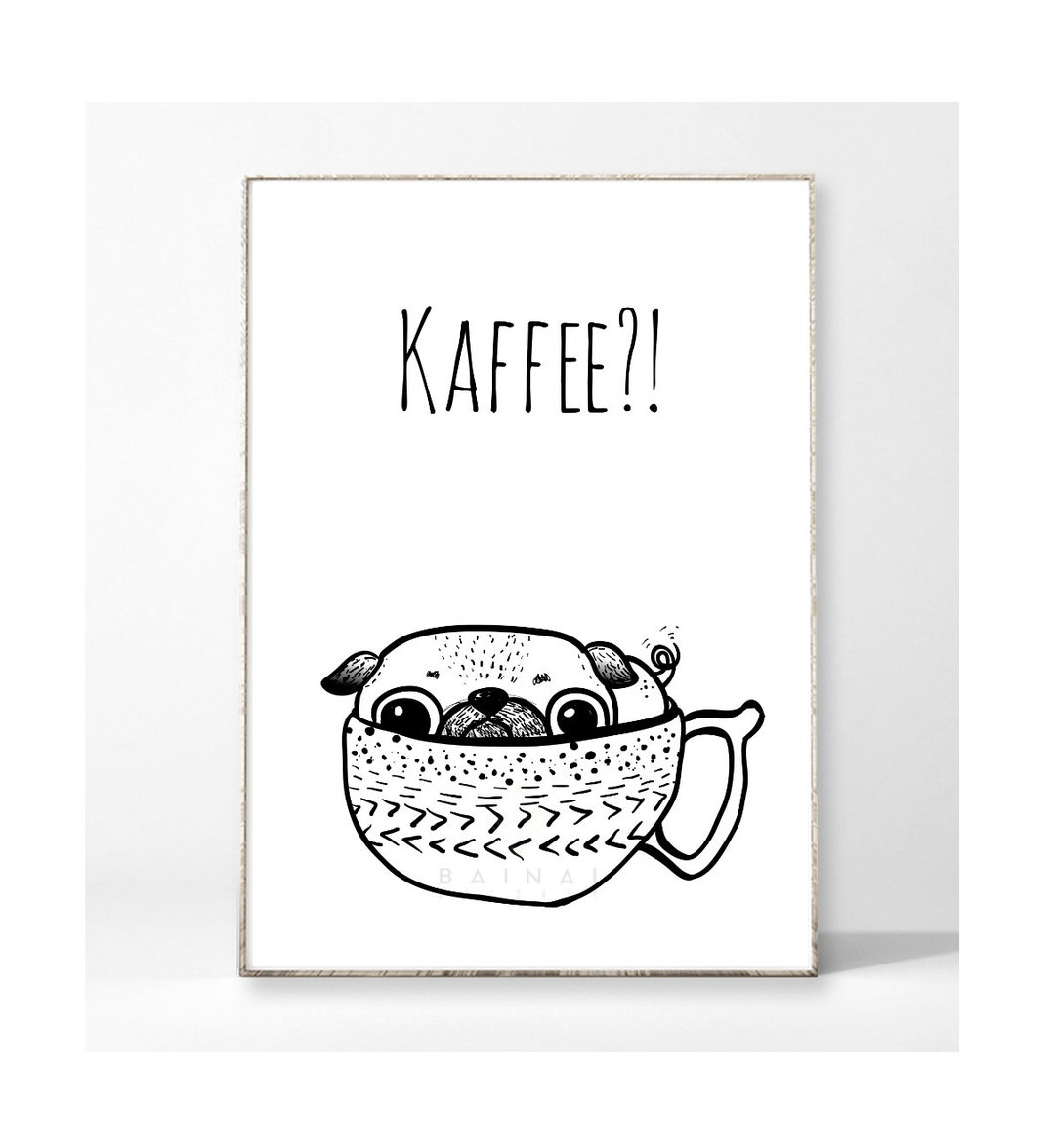 COFFEE MOPS Art Print Poster Picture Typography Saying Kitchen - Etsy