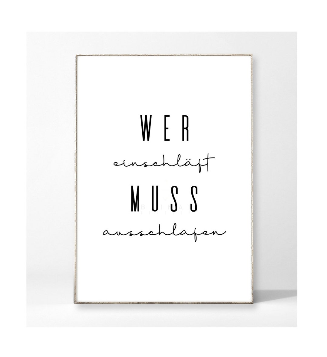 SLEEP OVER Art Print Poster Picture Bedroom Typography Saying Word ...