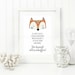 TAPFER & MUTIG Kunstdruck Poster Bild Typografie Fuchs Spruch Schrift ...