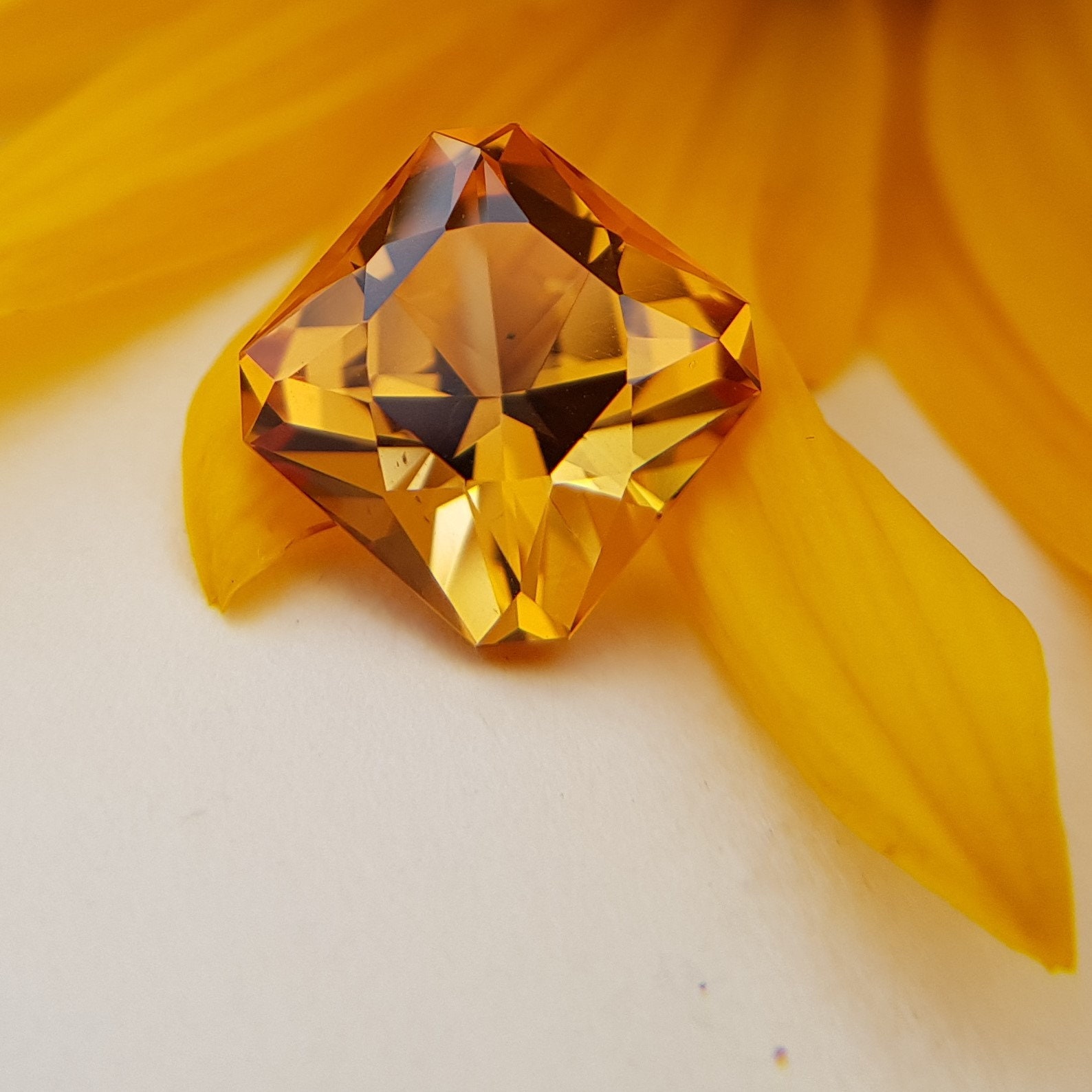 7.21 ct Topacio Imperial Piedra Preciosa Rara y Sin Tratar - Etsy España