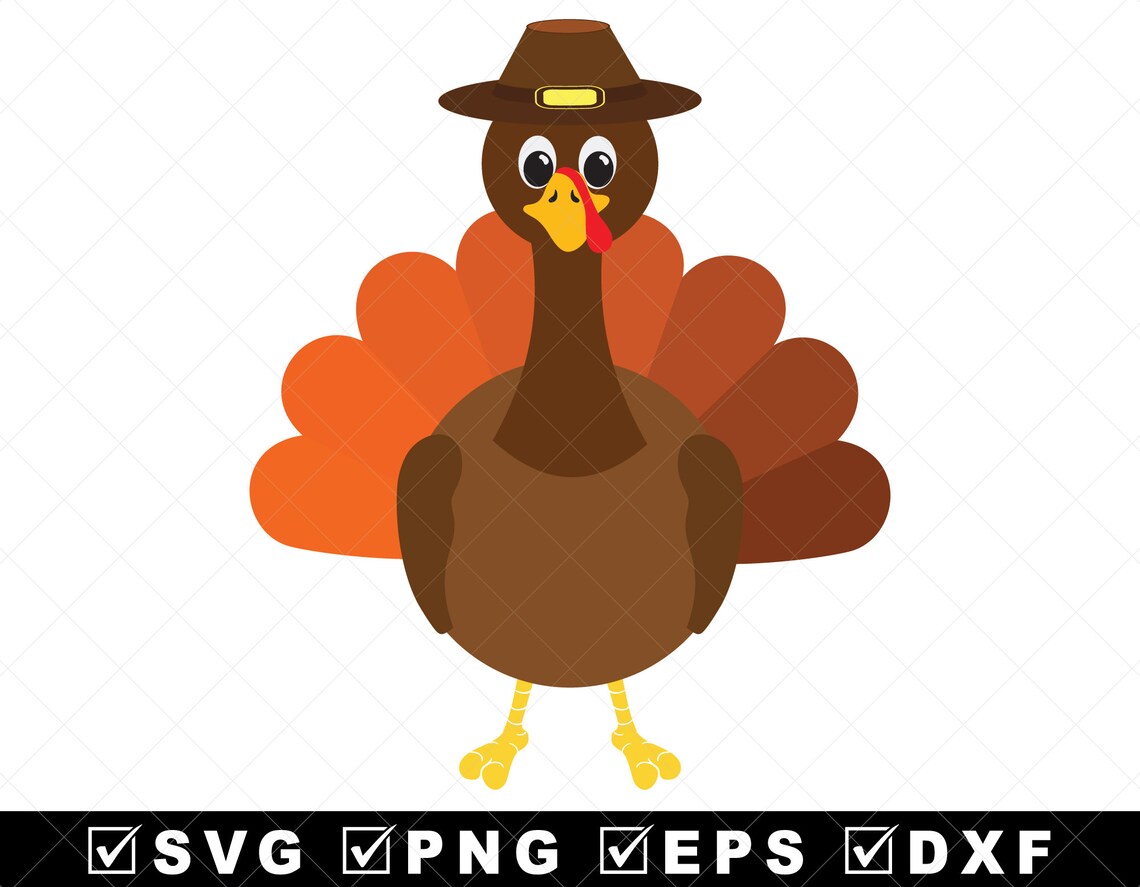 Thanksgiving Turkey SVG Bundle Turkey Face SVG Instant Digital - Etsy
