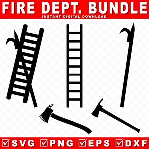 18 Fire Department Digital Download SVG PNG Eps Dxf Cut Files ...