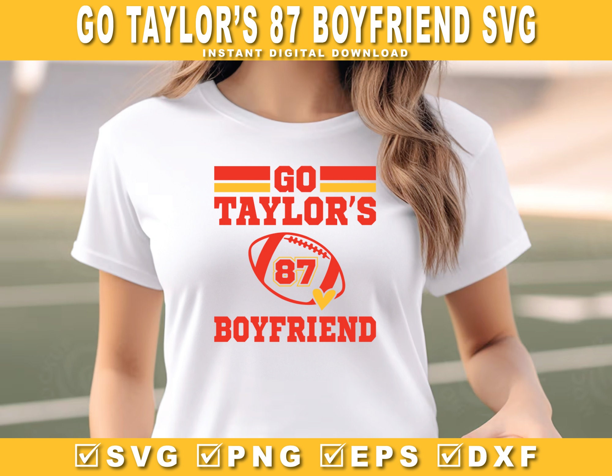 Go Taylor's 87 Travis Kelce Boyfriend SVG, PNG, Travis and Taylor ...