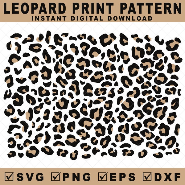 Leopard Print Svg - Etsy