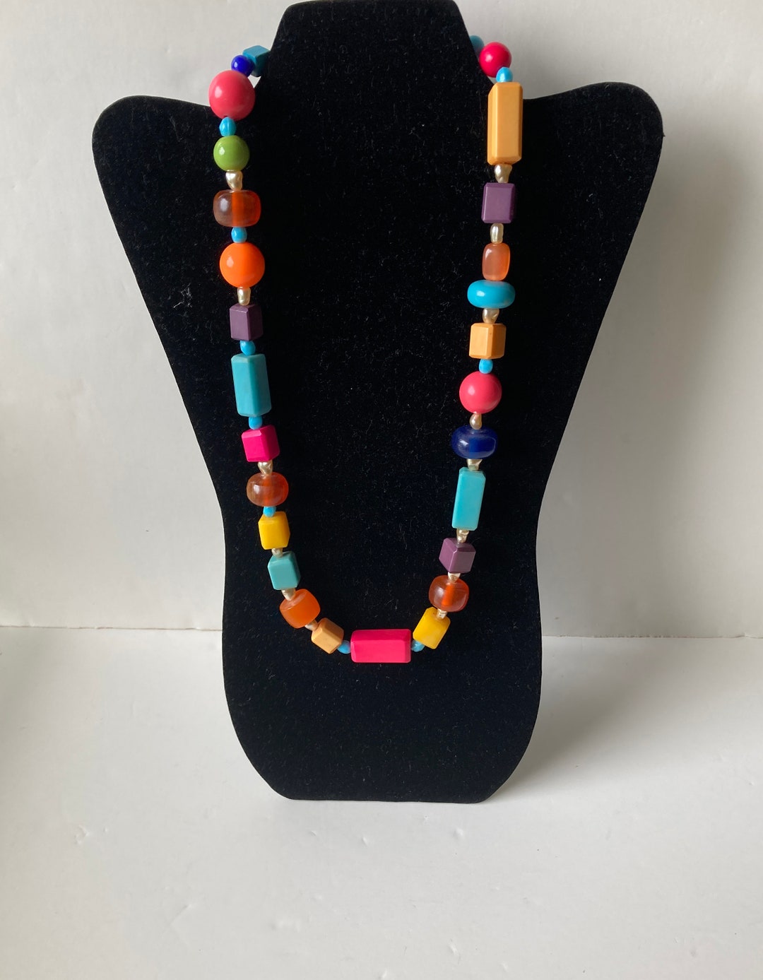 Colorful Barbie Doll Necklace for a Woman. One-of-a-kind. - Etsy
