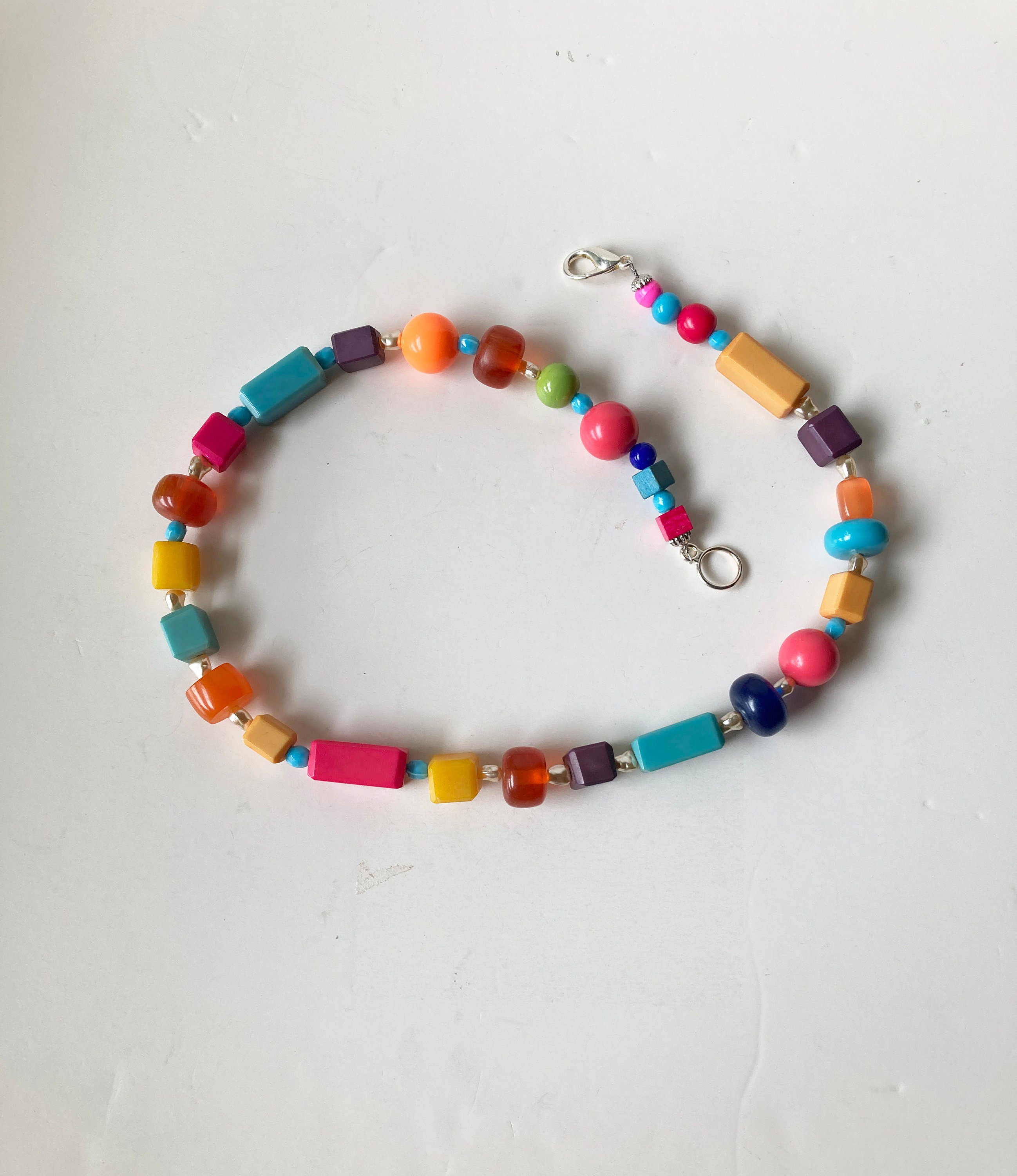 Colorful Barbie Doll Necklace for a Woman. One-of-a-kind. - Etsy