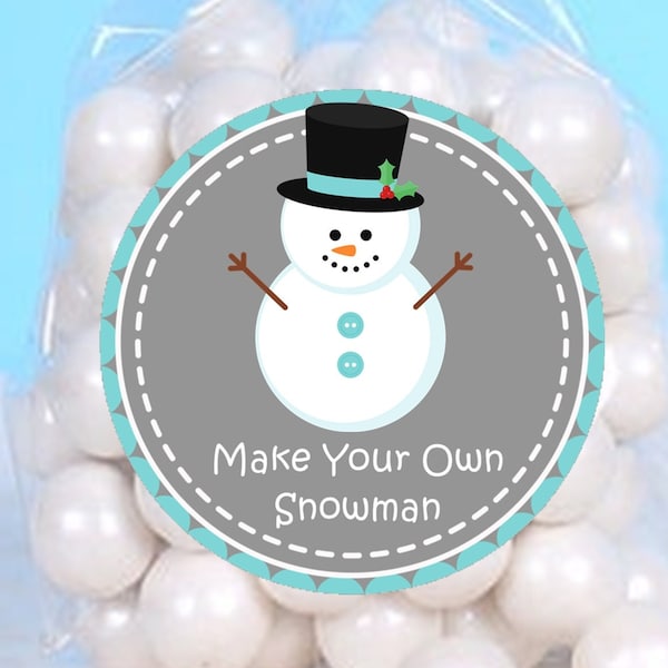 Make Your Own Snowman - Etsy