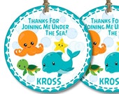 Under the Sea Birthday Party Favor Tags Under the Sea Baby - Etsy