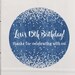 Denim & Diamonds Birthday Party Stickers or Favor Tags, Denim and ...