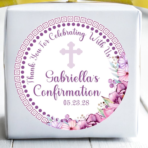 Confirmation Sticker - Etsy