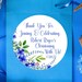 Blue Baby Dedication Sticker Labels, Gender Neutral Blue Baptism Favor ...