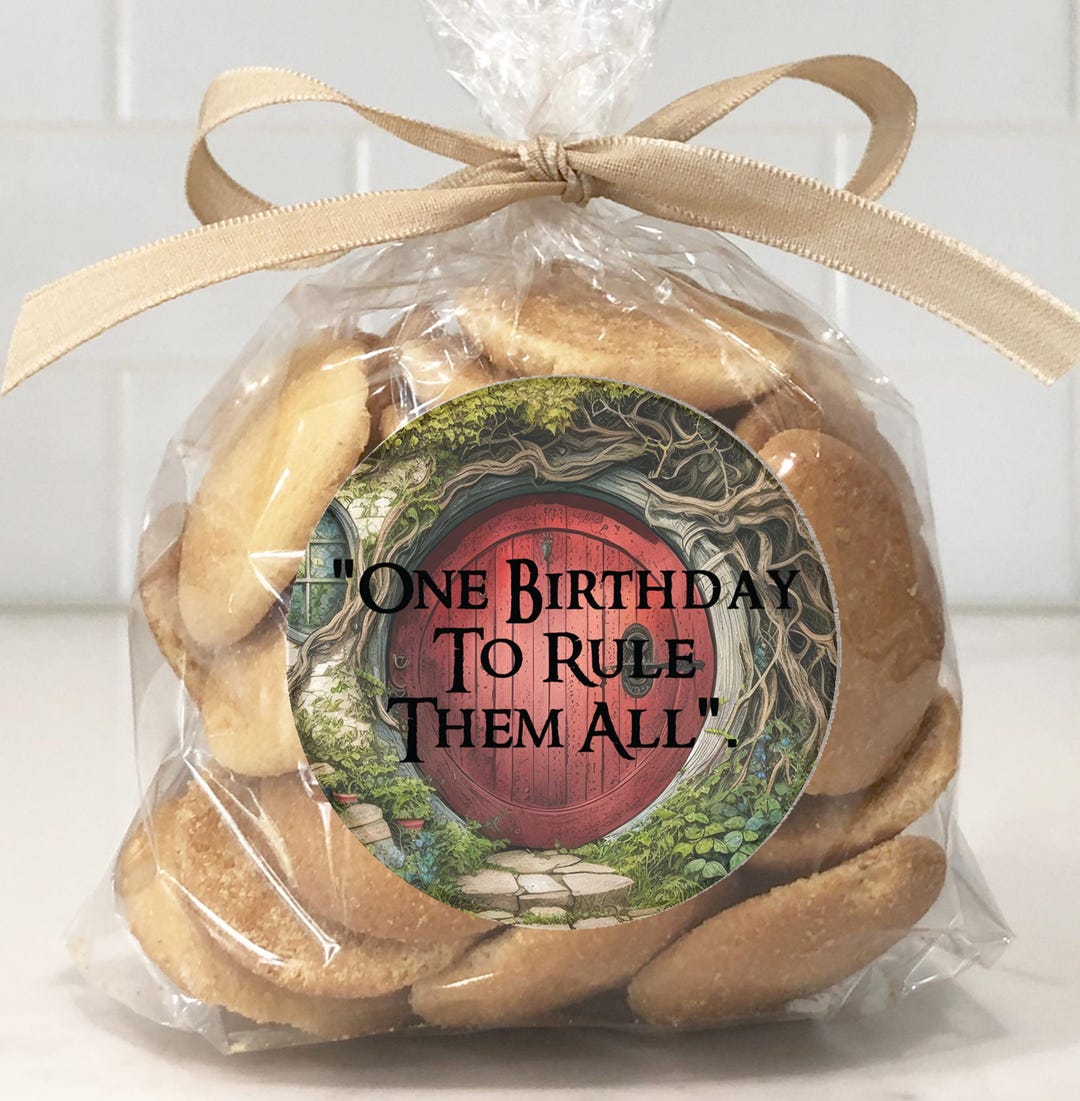 Hobbit Birthday Stickers, Thrones Party Stickers, Lord of Rings ...